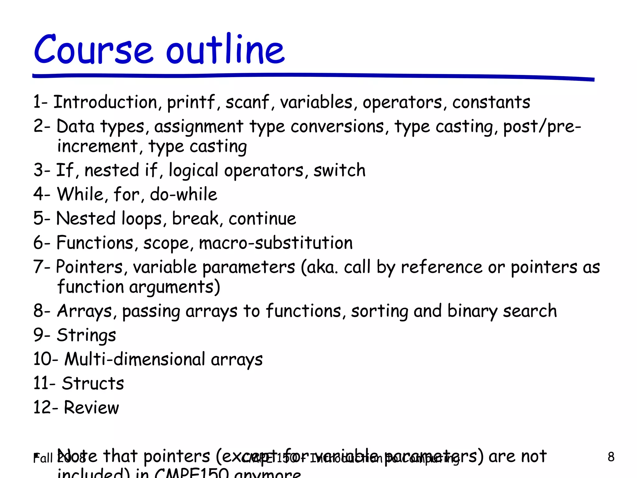 Introduction to C | PPT