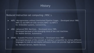 Comparison between RISC architectures: MIPS, ARM and SPARC | PDF