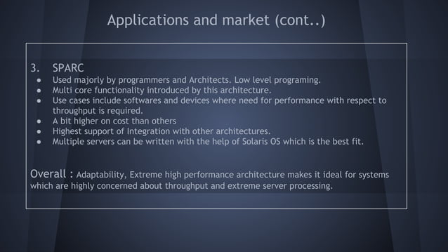 Comparison between RISC architectures: MIPS, ARM and SPARC | PPT