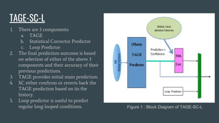 Combining TAGE-SC-L and GShare Branch Predictors | PPT