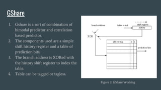 Combining TAGE-SC-L and GShare Branch Predictors | PPT