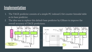 Combining TAGE-SC-L and GShare Branch Predictors | PDF