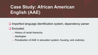 A Survey of ‘Bias’ in Natural Language Processing Systems | PPTX
