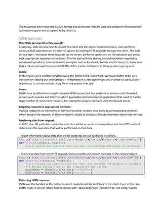 Pinterest like site using REST and Bottle | PDF | Web Development | Internet