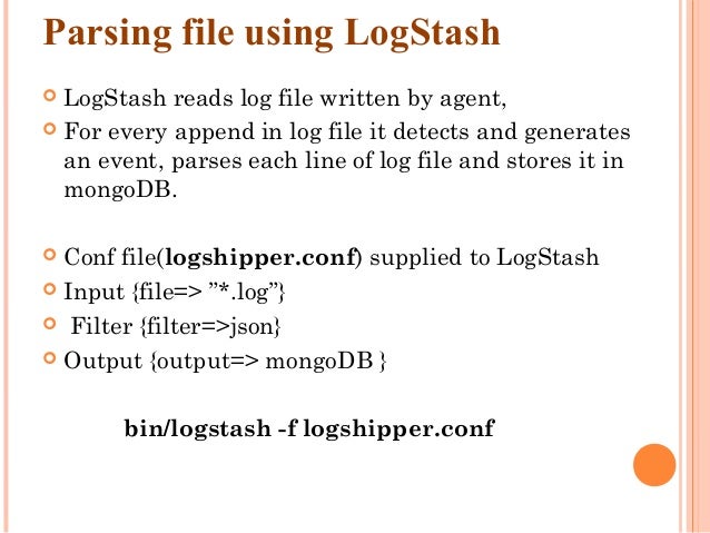 Large Scale Log collection using LogStash & mongoDB