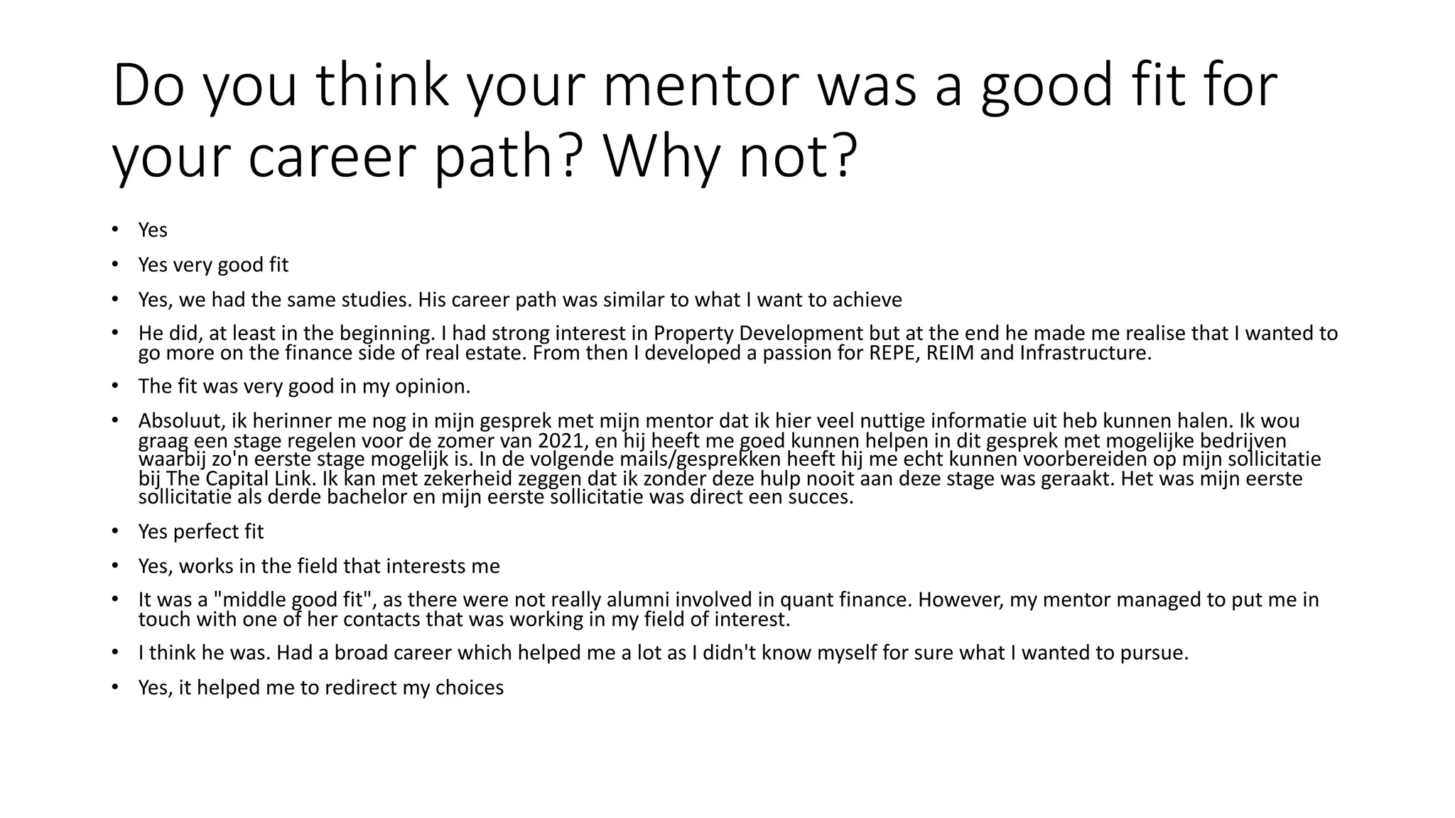 Mentoring feedback 20 21 | PPT