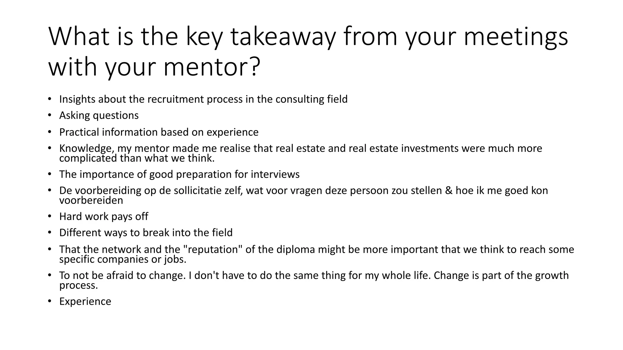 Mentoring feedback 20 21 | PPT