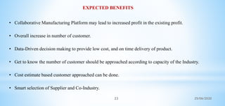 Collaborative Manufacturing Platform for Industry 4.0 | PPT