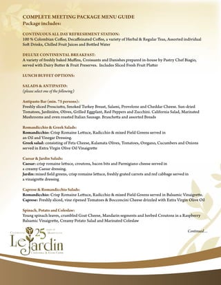 Cmp Menu Guide | PDF