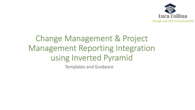 Change Management & Project Management reporting integration using ...