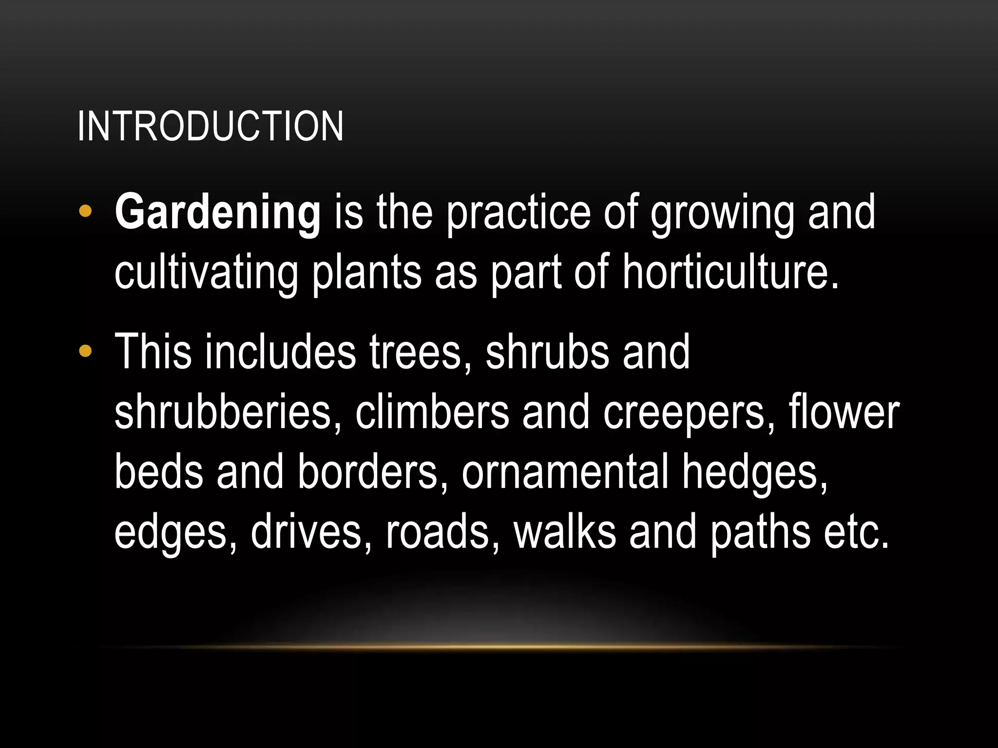 Components of garden | PPTX