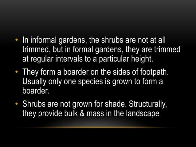 Components of garden | PPTX