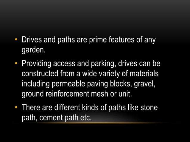 Components of garden | PPTX