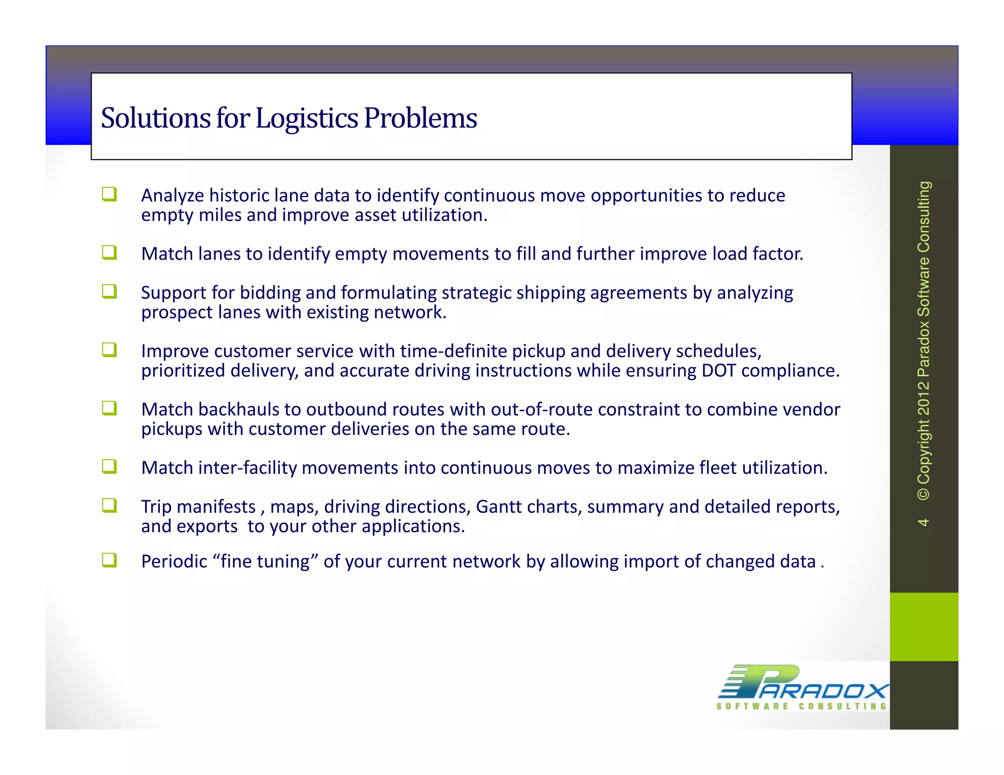 Continuous Move Planner Overview and Quick Tour | PDF | Logistics ...