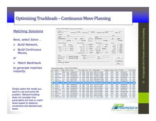 Continuous Move Planner Overview and Quick Tour | PDF | Logistics ...