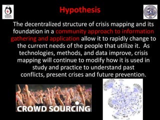 Crisis Mapping | PPTX