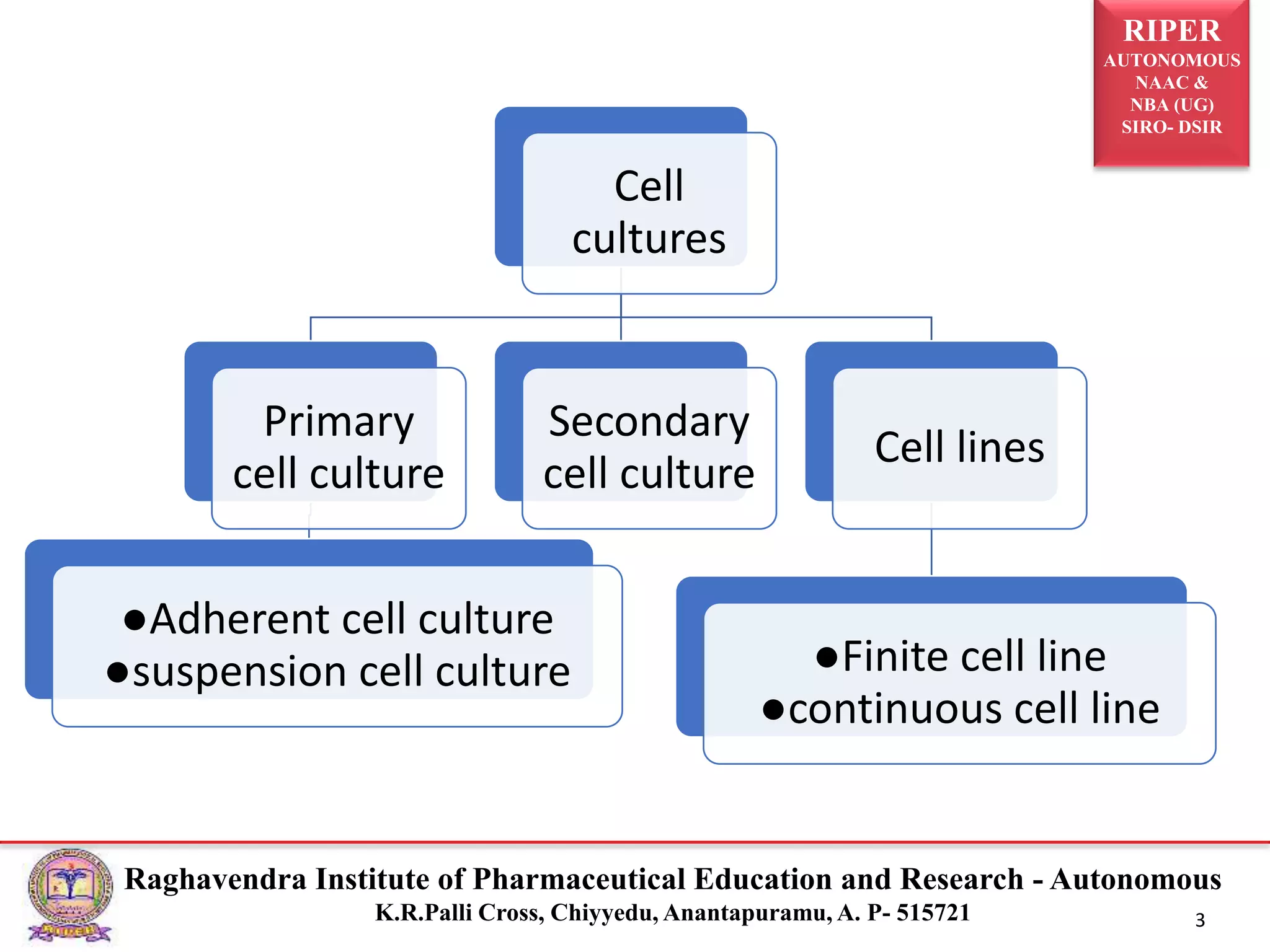 various types of cell culture | PPTX