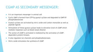 Cell Signalling and Secondary messengers | PPTX