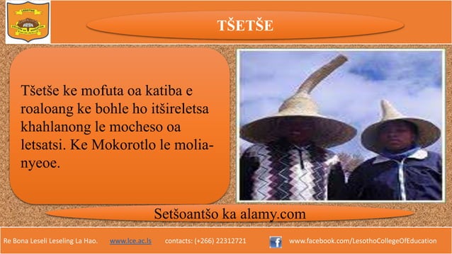 MEAPARO EA BASOTHO EA KHALE | PPTX