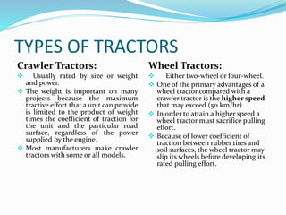 tractor and related equipments | PPTX