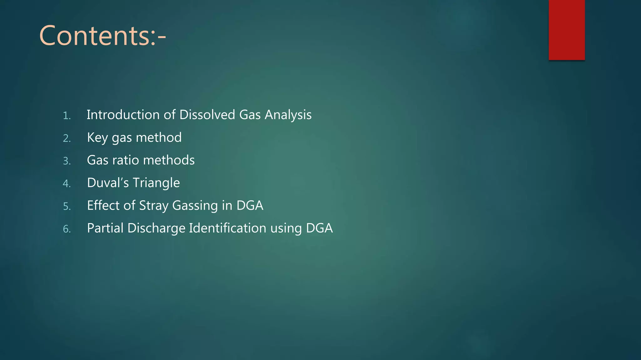 Dissolved Gas Analysis of conventional diagnosis techniques for ...
