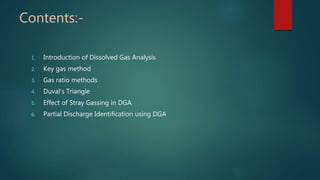 Dissolved Gas Analysis of conventional diagnosis techniques for ...