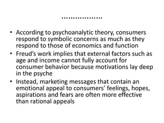 consumer behavior by Gaganbihari Pal | PPTX