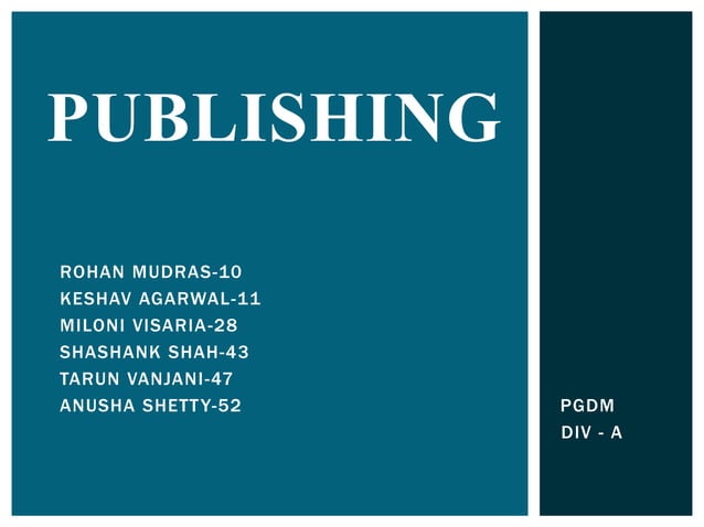 Publishing | PPTX
