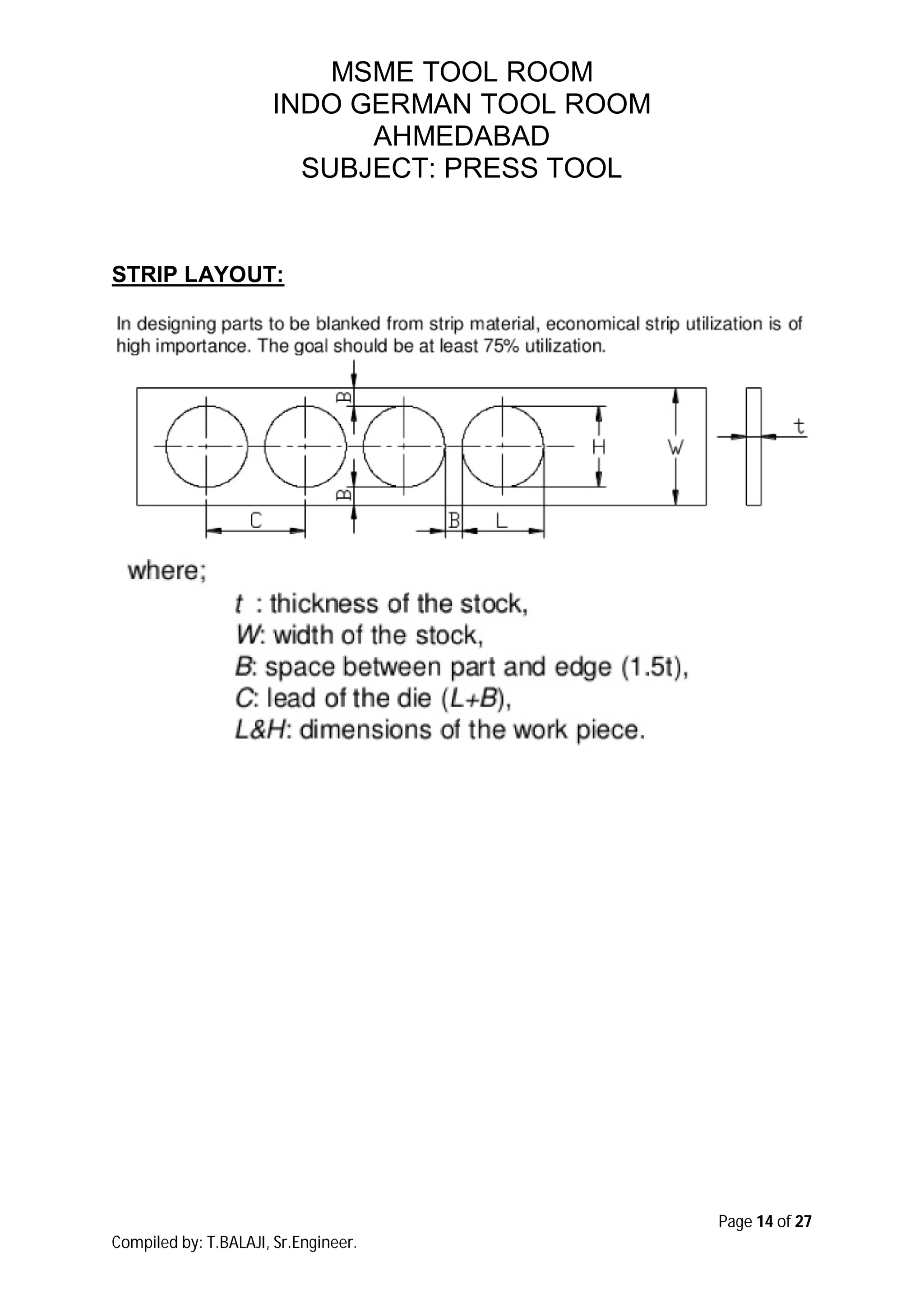 Type Of Non cutting Operations (Press Tool) | PDF