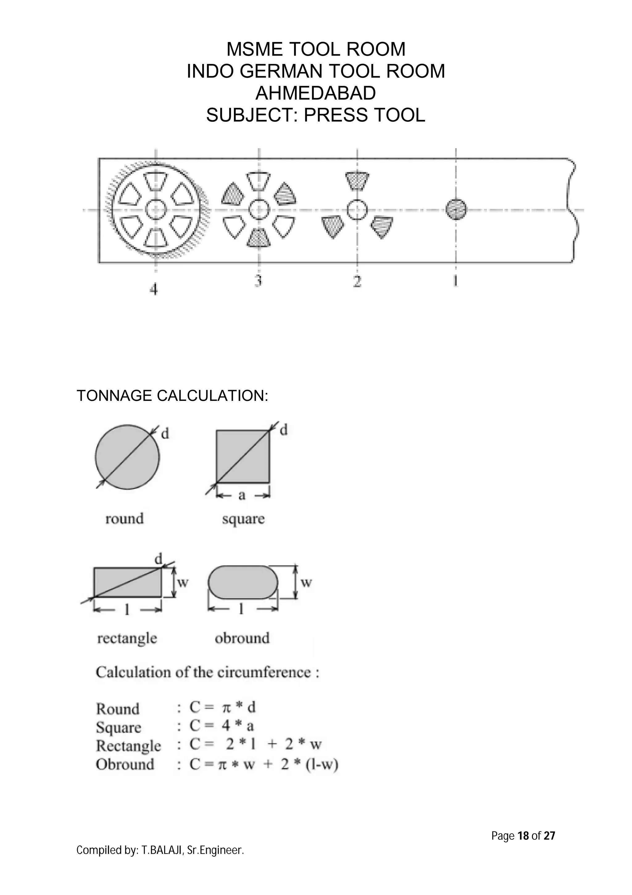 Type Of Non cutting Operations (Press Tool) | PDF