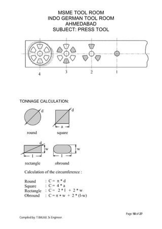 Type Of Non cutting Operations (Press Tool) | PDF