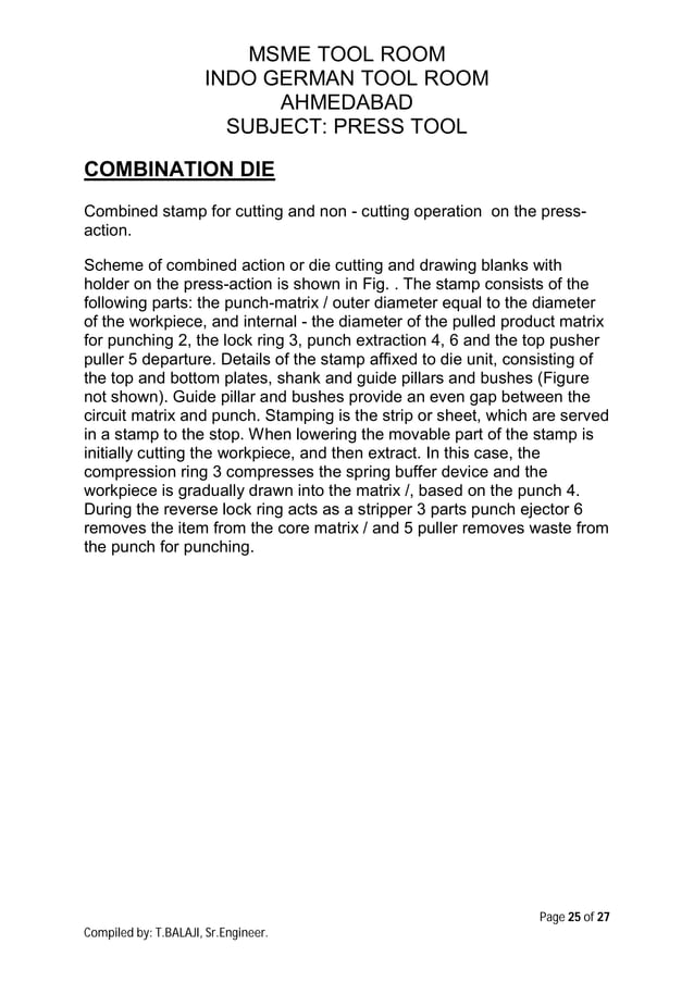 Type Of Non cutting Operations (Press Tool) | PDF | Technology & Computing