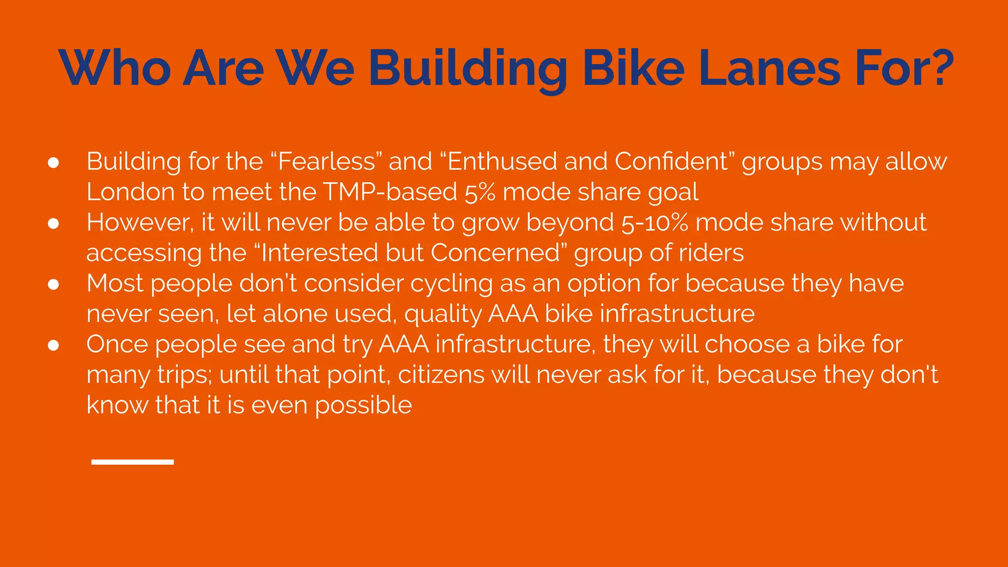 City of London Cycling Master Plan Review | PDF