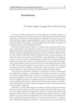 Calabria Migrante | PDF