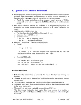 Cmps290 classnoteschap02 | PDF