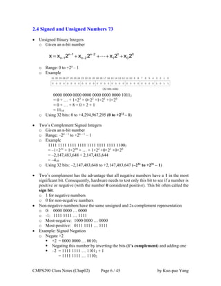 Cmps290 classnoteschap02 | PDF