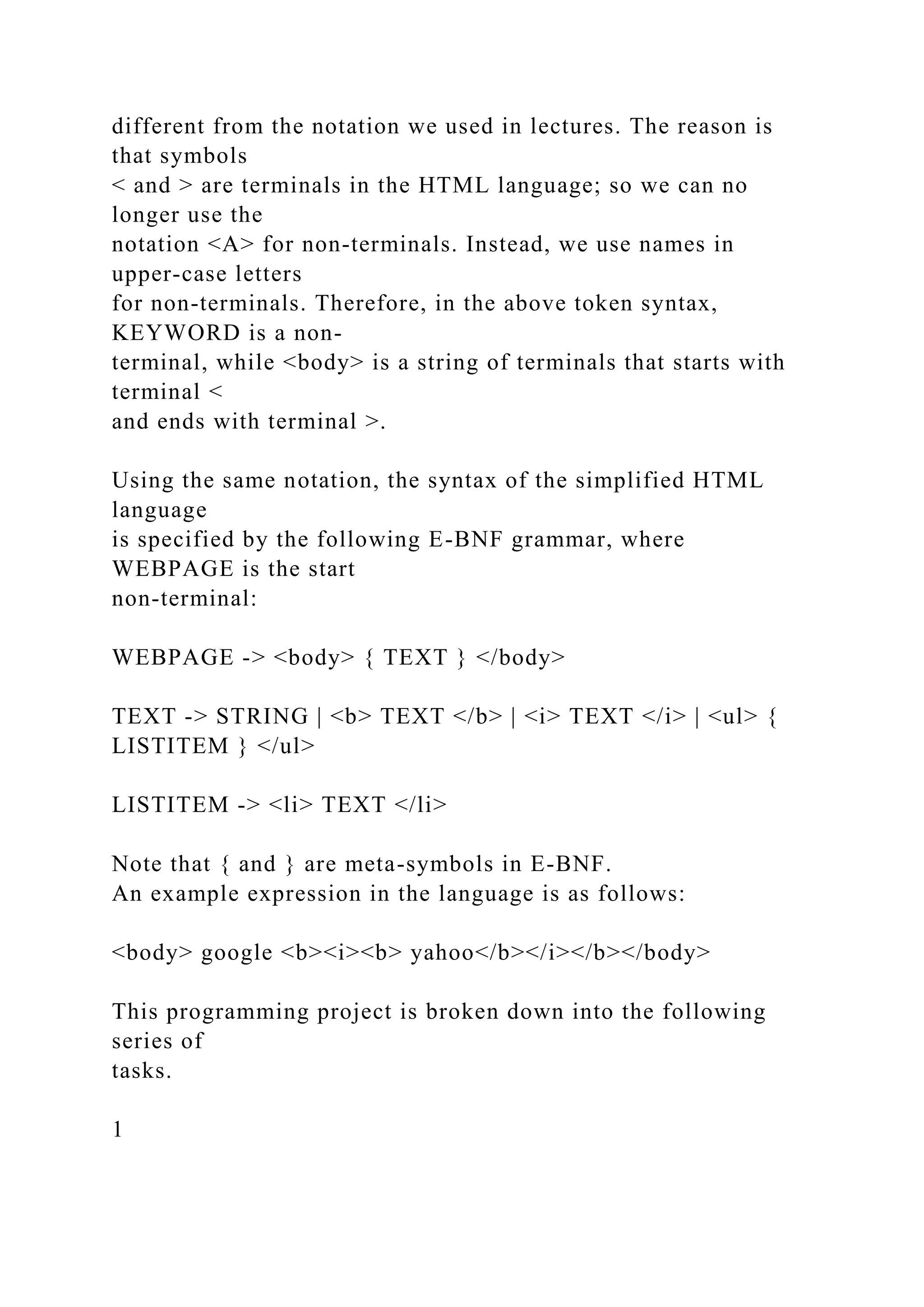 CMPSC 461 Programming Language ConceptsSpring 2018Pro.docx