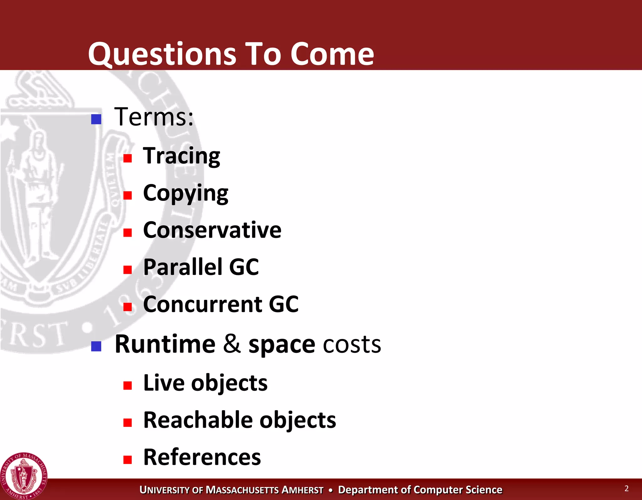 Operating Systems - Garbage Collection | PDF