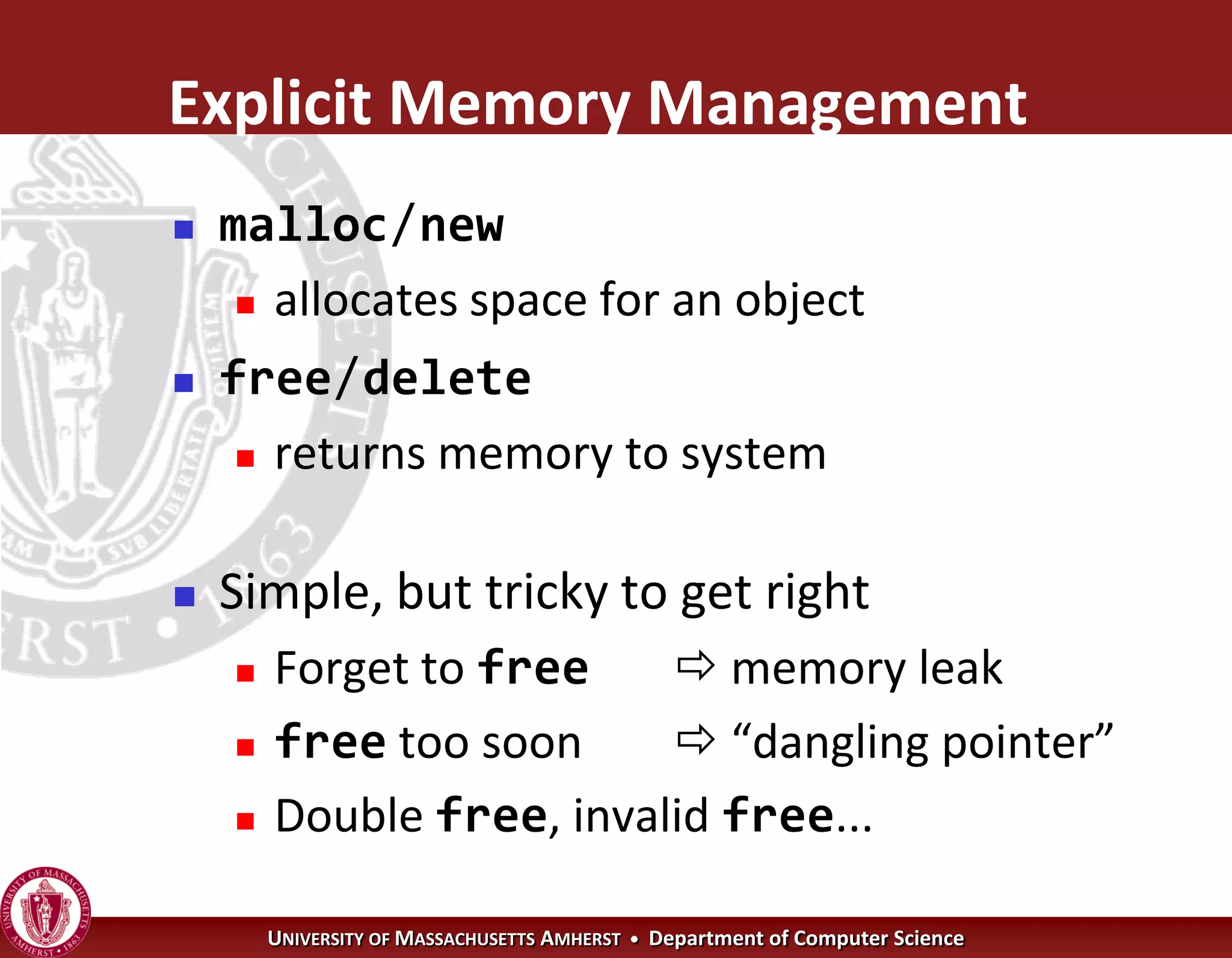 Operating Systems - Garbage Collection | PDF