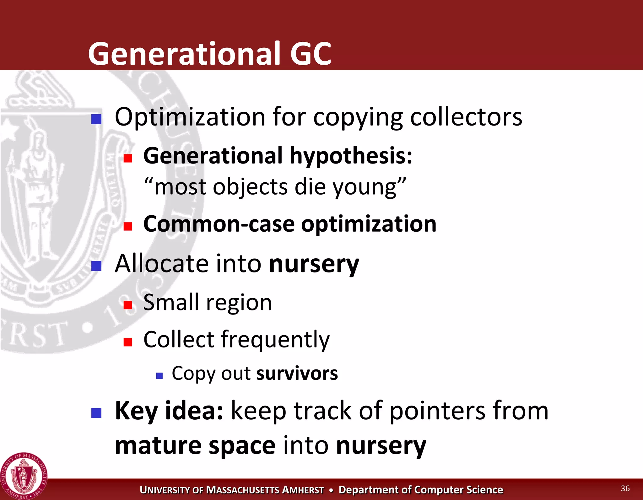Operating Systems - Garbage Collection | PPT