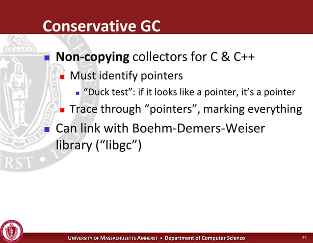 Operating Systems - Garbage Collection | PDF