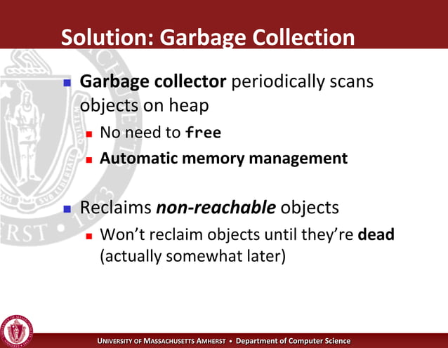 Operating Systems - Garbage Collection | PPT