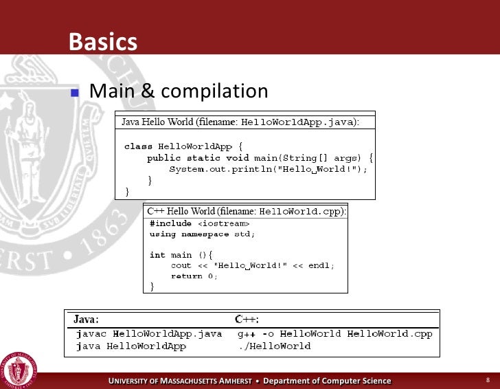 Operating Systems - Intro to C++