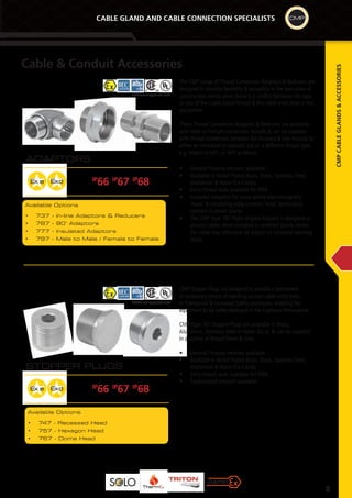 CMP CABLE GLANDS | PDF