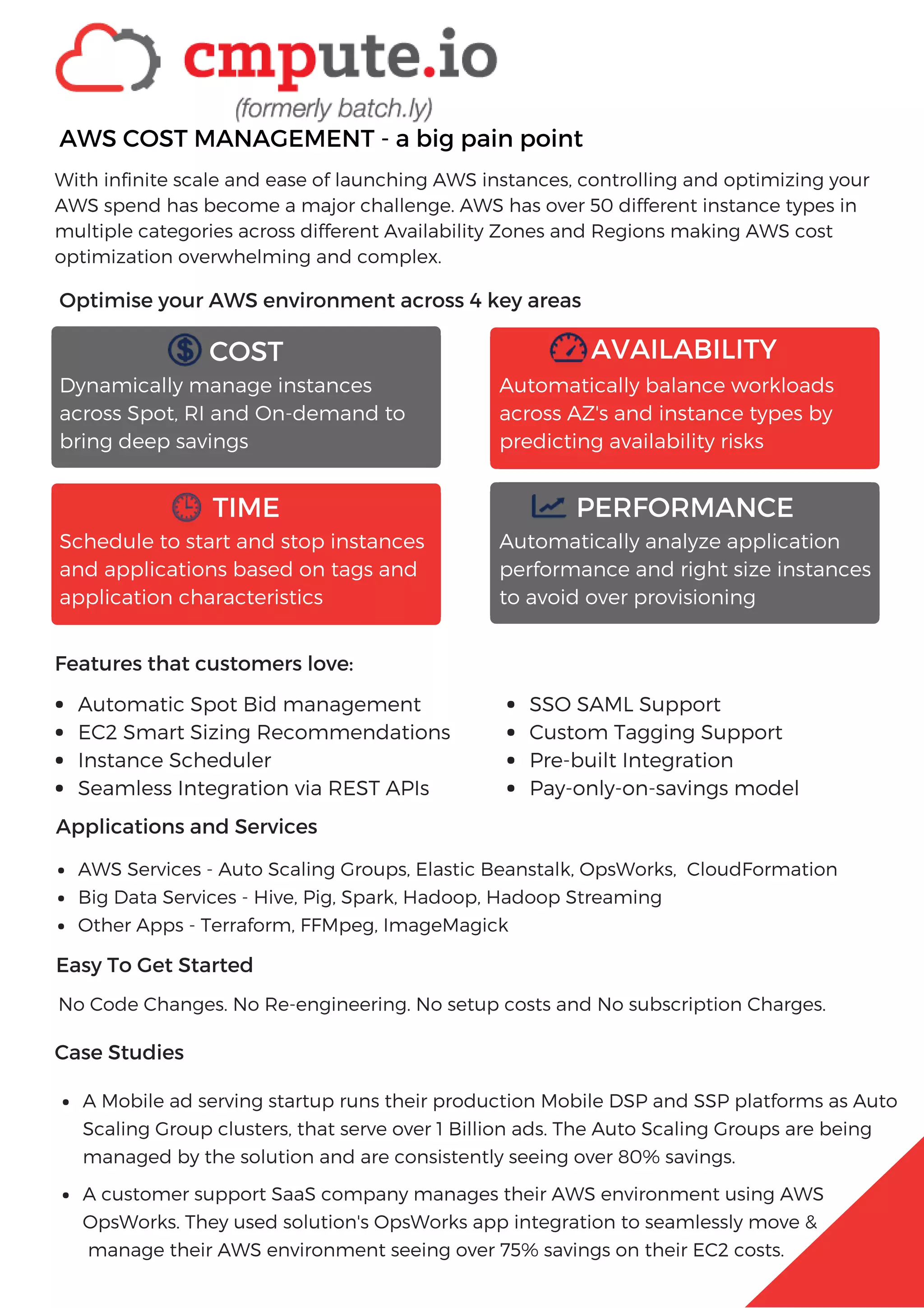 Cmpute AWS Cost Optimization Platform | PDF
