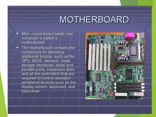 Computer hardware components | PPT
