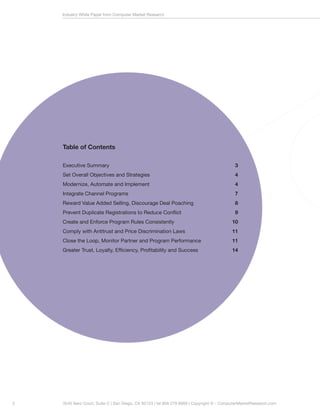Deal Registration Whitepaper by Computer Market Research | PDF