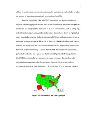 Recycled Concrete Aggregate (RCA) for Infrastructure Elements | PDF ...