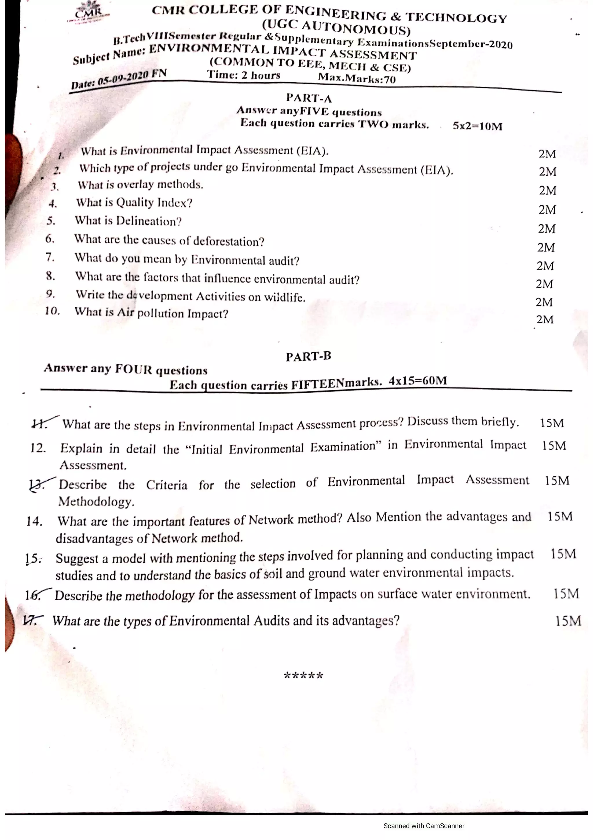 Cmr cet question papers | PDF