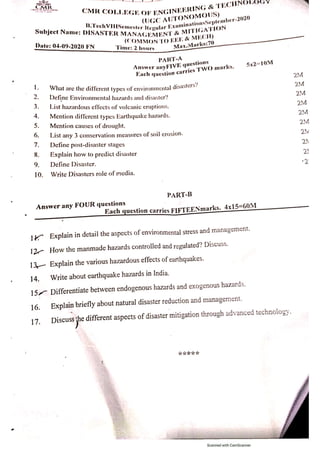 Cmr cet question papers | PDF